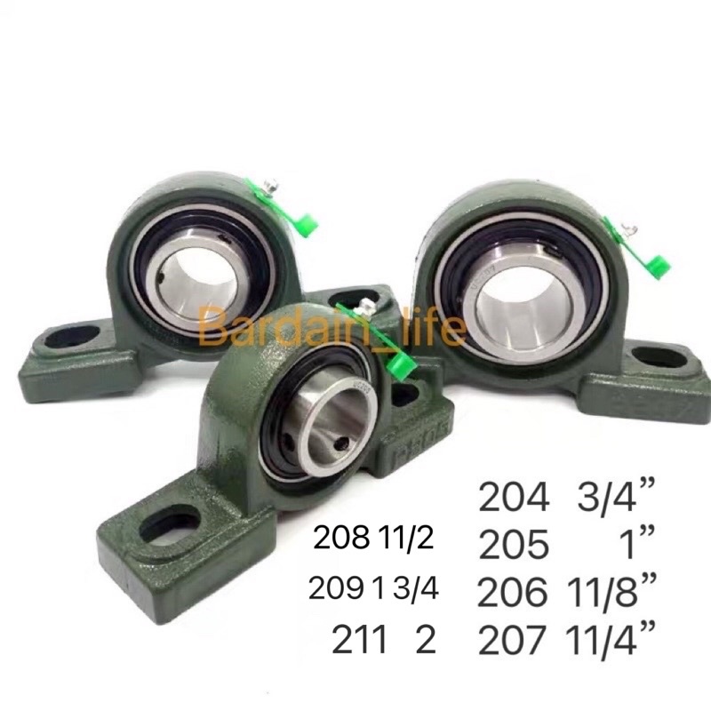 PILLOW BLOCK BEARING 204 205 206 207+ | Shopee Philippines