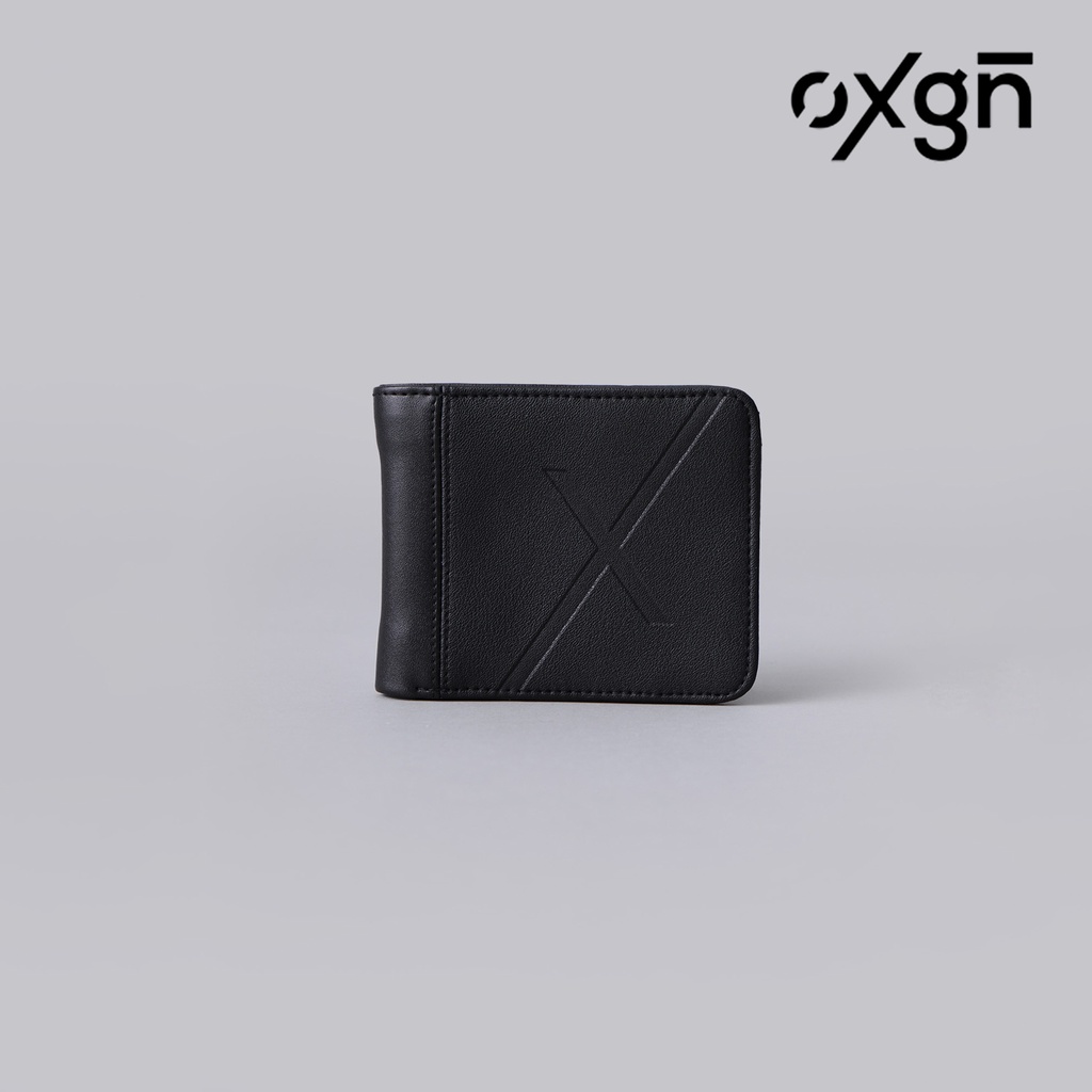 OXGN X Bi-Fold Wallet For Men And Women (Black/Chocolate Brown ...