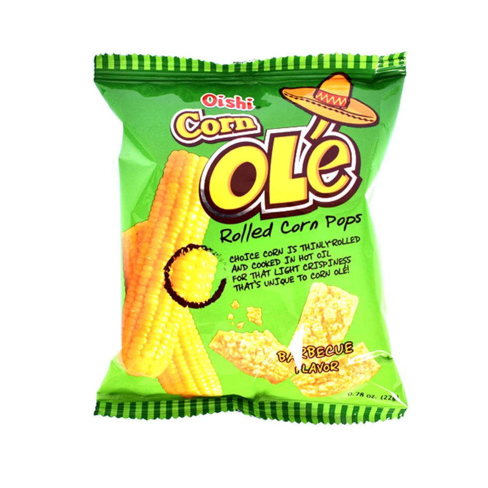 Oishi Corn Ol'e Rolled Corn Pops 22g | Shopee Philippines