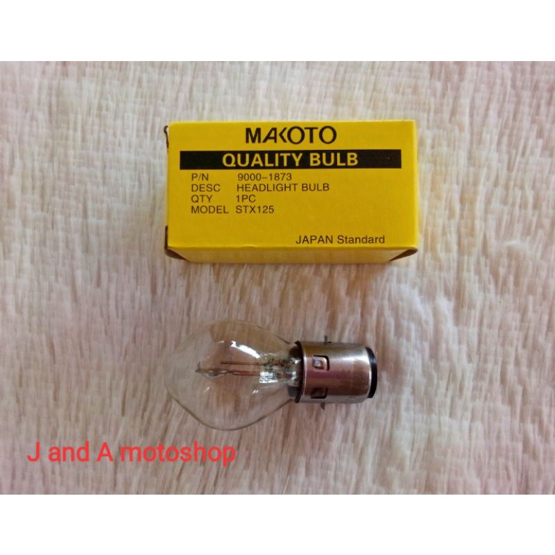 Makoto Headlight Bulb/ STX / Skygo King (1pc) | Shopee Philippines