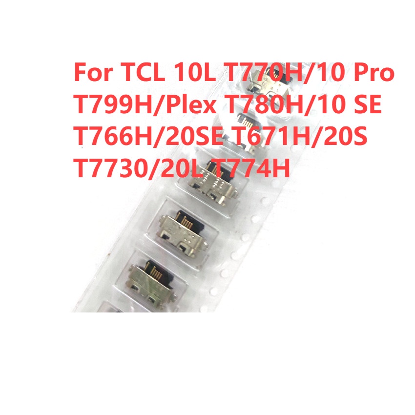 2-20pcs USB Charging Port Dock Plug Charger Connector Socket For TCL 10L T770H/10 Pro T799H/Plex ...