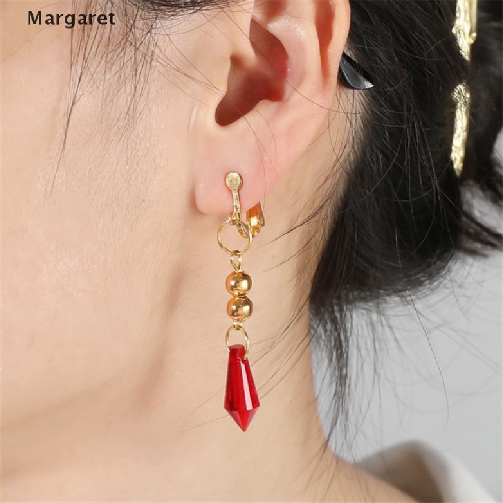 [Margaret] 1Pair Genshin Impact Tartaglia Earrings Anime Jewelry ...