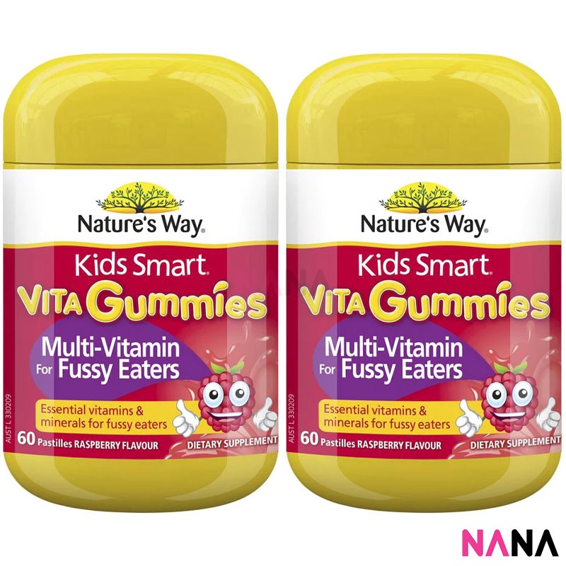 Nature's Way Kids Smart Vita Gummies Multi Vitamin for Fussy Eaters 60 ...