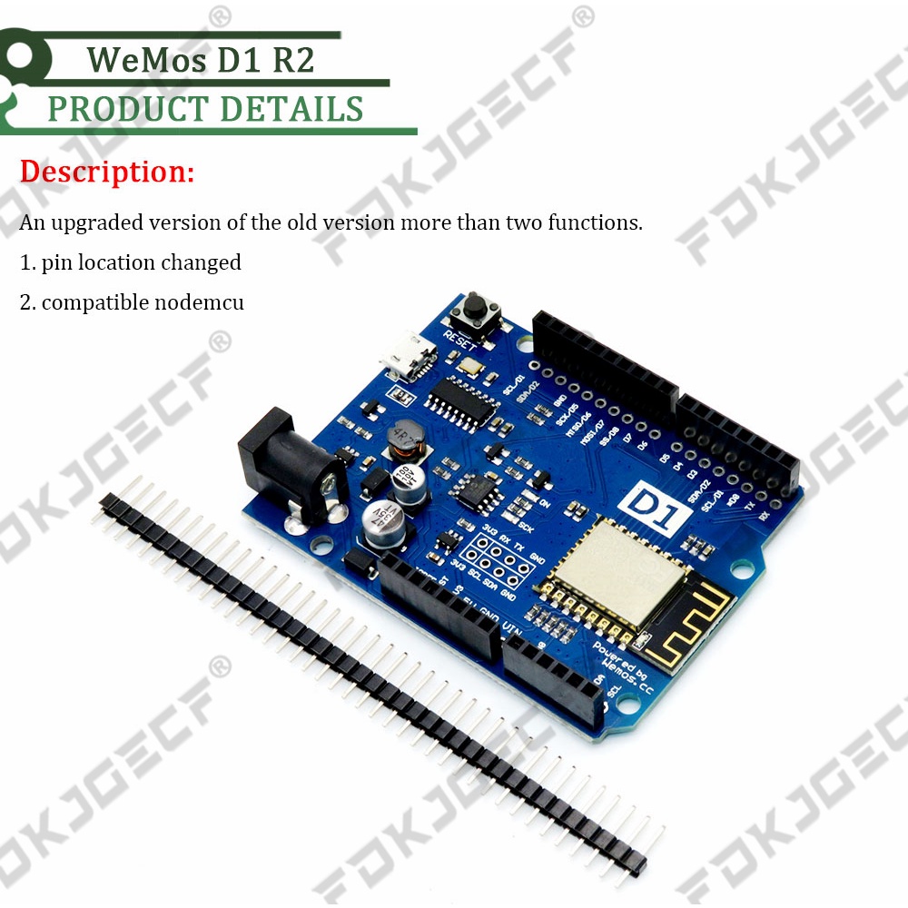 Wemos D1 R2 Wifi Uno Based Esp8266 For Arduino Nodemcu Compatible Shopee Philippines