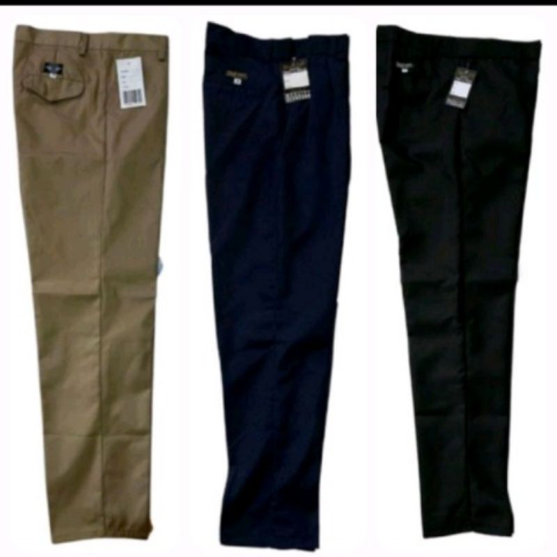 SLACKS PAHA FOR MEN SCHOOL & OFFICE UNIFORM khaki/black/navyblue ...