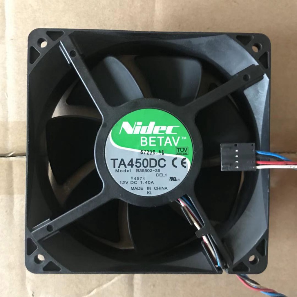 Original NIDEC TA450DC B35502-35 12038 12V 1.4A 12cm DELL Cooling Fan ...