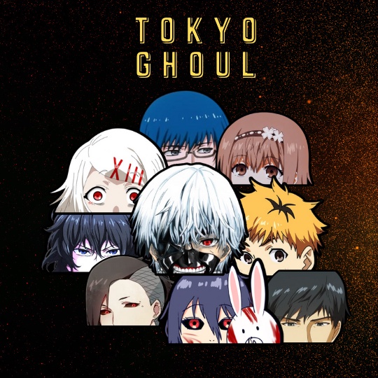 TOKYO GHOUL Peeker Vinyl Sticker with Freebies 3 Inches High Quality ...