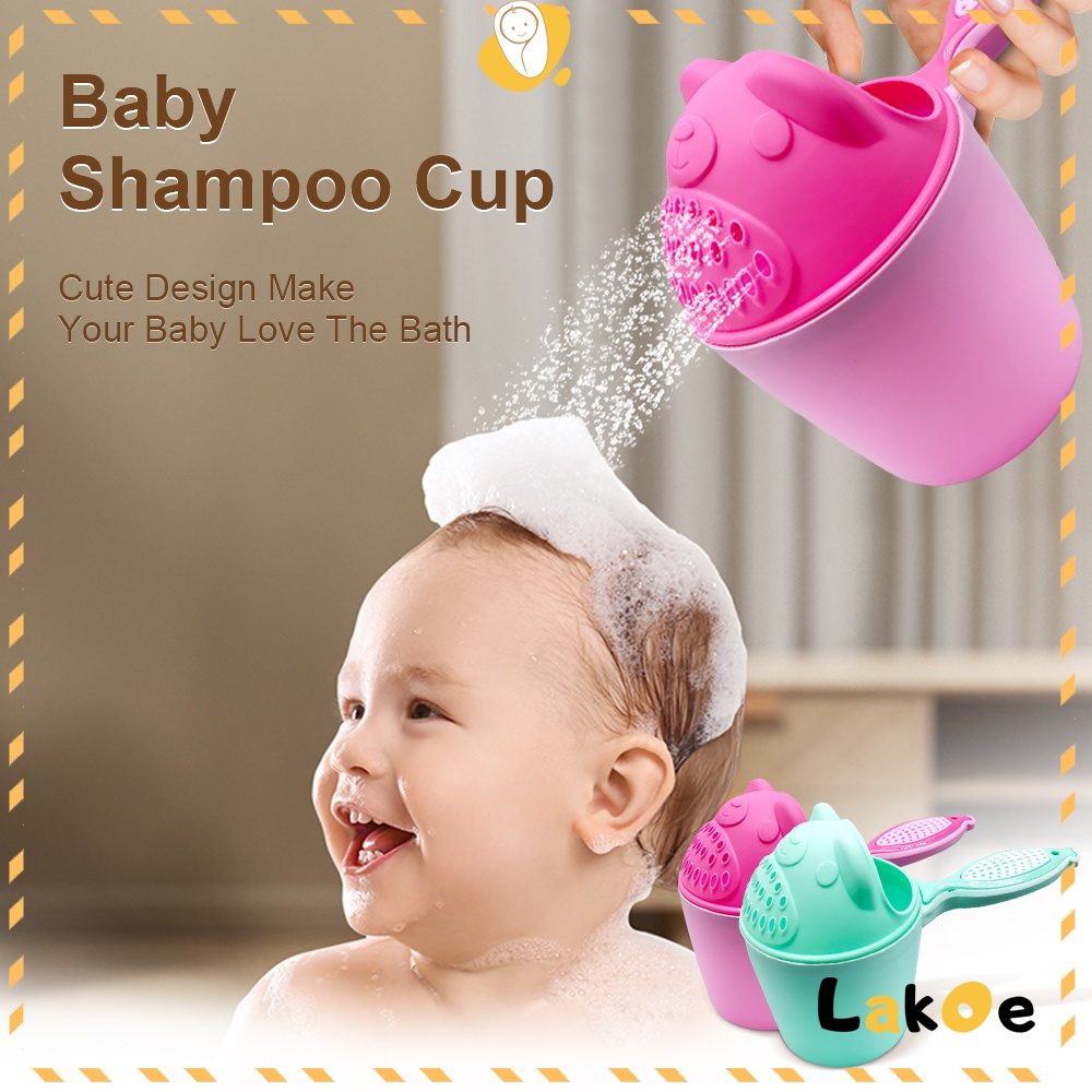 Lakoe Baby shower cup for shower Baby Bath Cup | Shopee Philippines