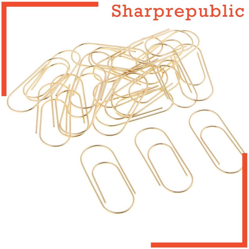 [Sharprepublic] 20 Pack Large Metal Paper Clips Jumbo Bookmark ...