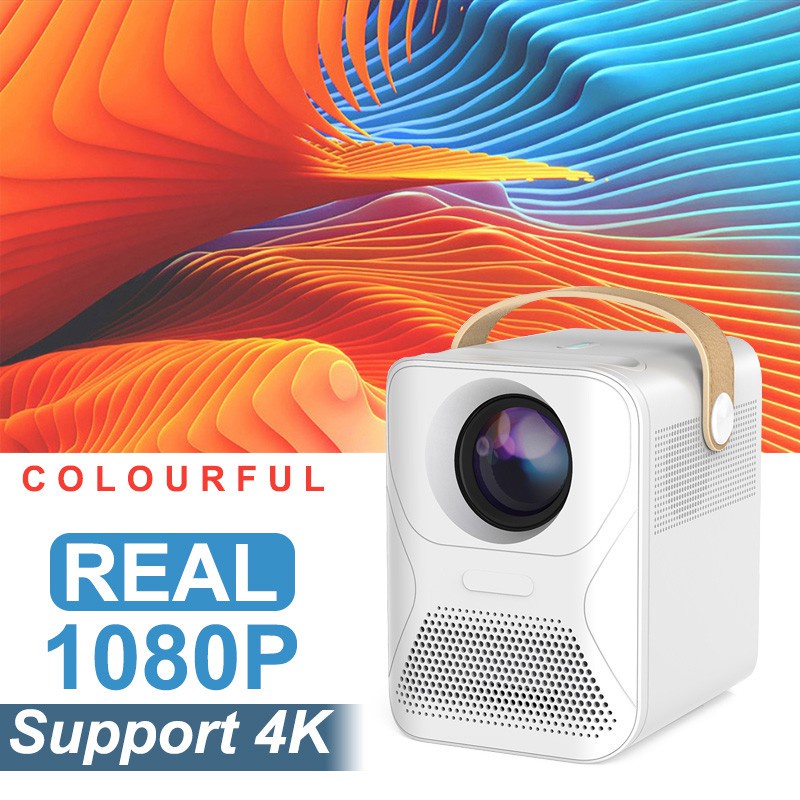 Mini 4K Projector Smart 1920*1080P LCD for Home Classroom Office ...