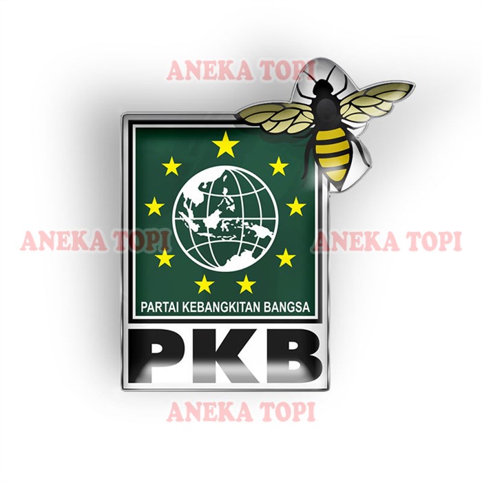 Pkb Party Badge New Logo PKB Bee Pin New Logo PKB Party Brooch Magnetic ...