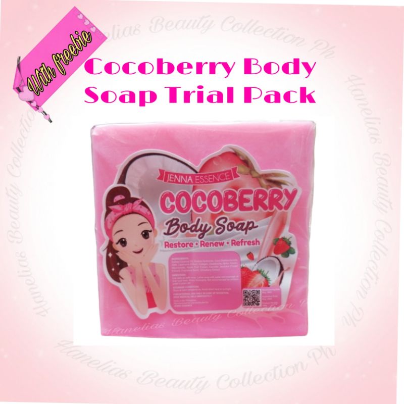 Cocoberry Soap Trial Pack Whitening Soap with freebie | Shopee Philippines