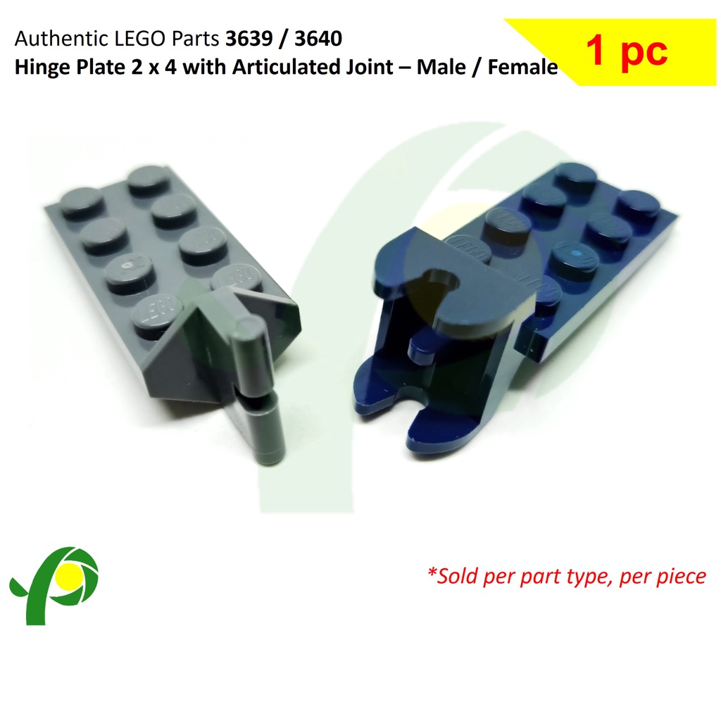 LEGO Parts 3639 / 3640 Toy Hinge Plate 2x4 with Articulated Joint ...