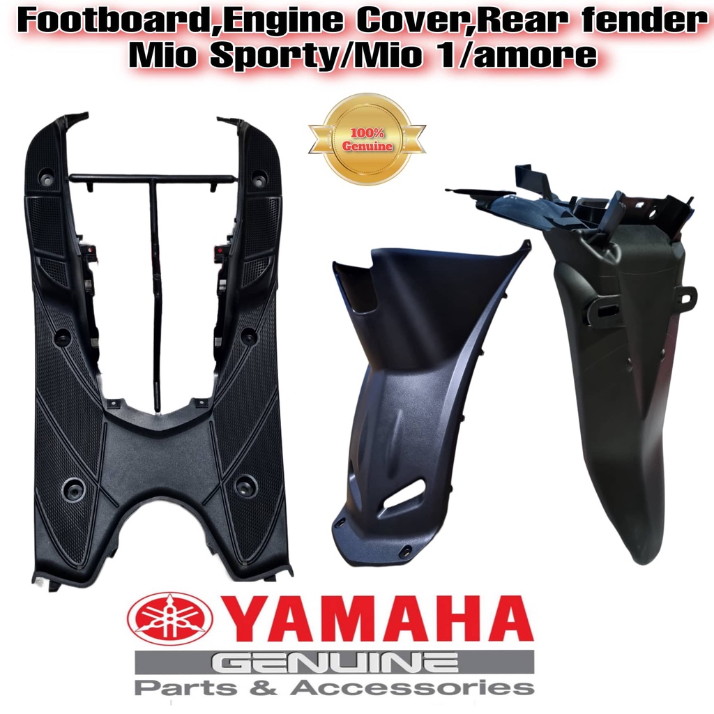 For mio sporty Footboard, Engine cover, Rear fender(set) | Shopee ...