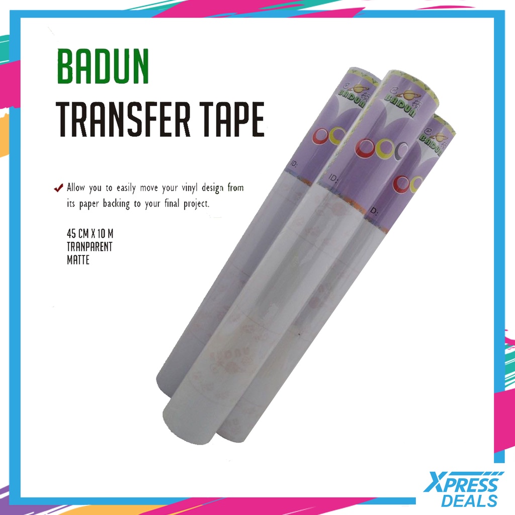 BADUN Transfer Tape for Car Sticker / Decal Sticker Transfer Tape l XPD ...