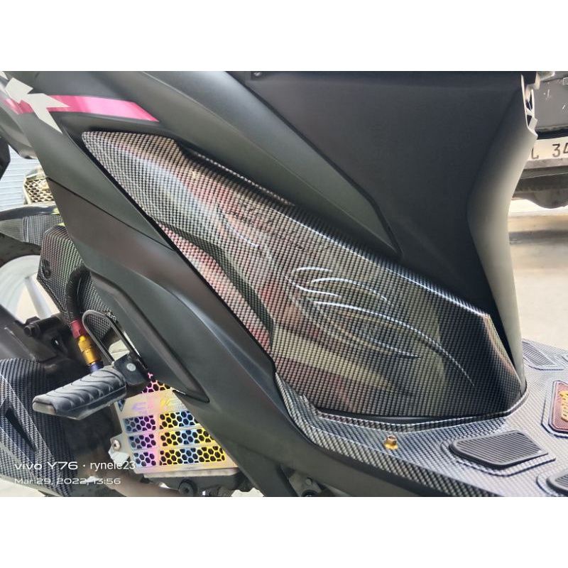 HONDA CLICK UNDER SEAT GARNISH CARBON | Shopee Philippines
