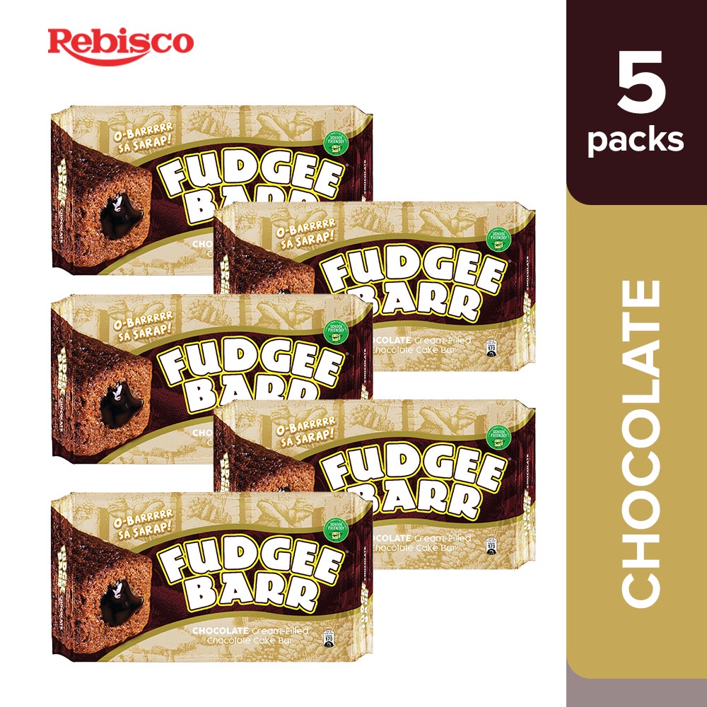 Fudgee Barr Chocolate 40g x 10pcs (Set of 5) | Shopee Philippines