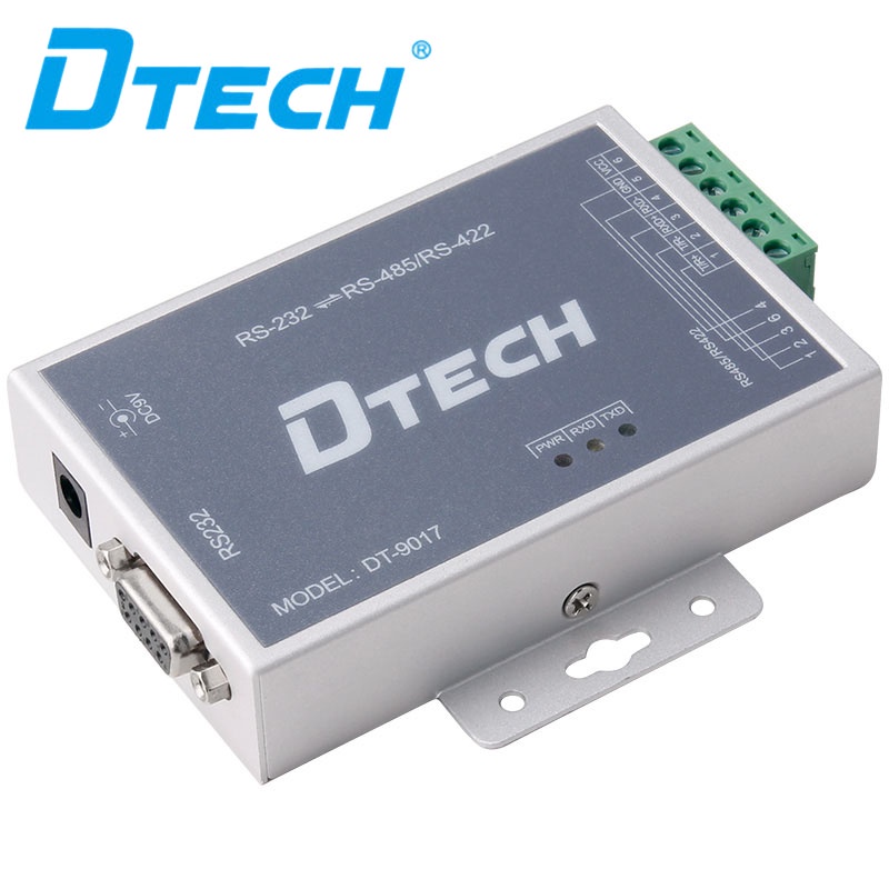DTECH RS232 to RS485 RS422 Bi-Directional Active Serial Converter with Surge Protection 600W DB9 ...