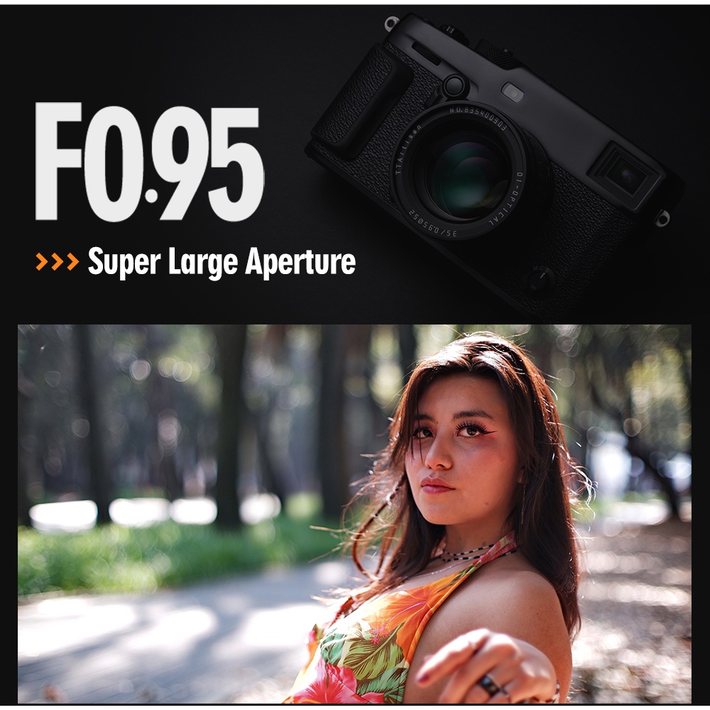 Ttartisan 35mm F0 95 Aps C Manual Focus Large Aperture Lens For E X