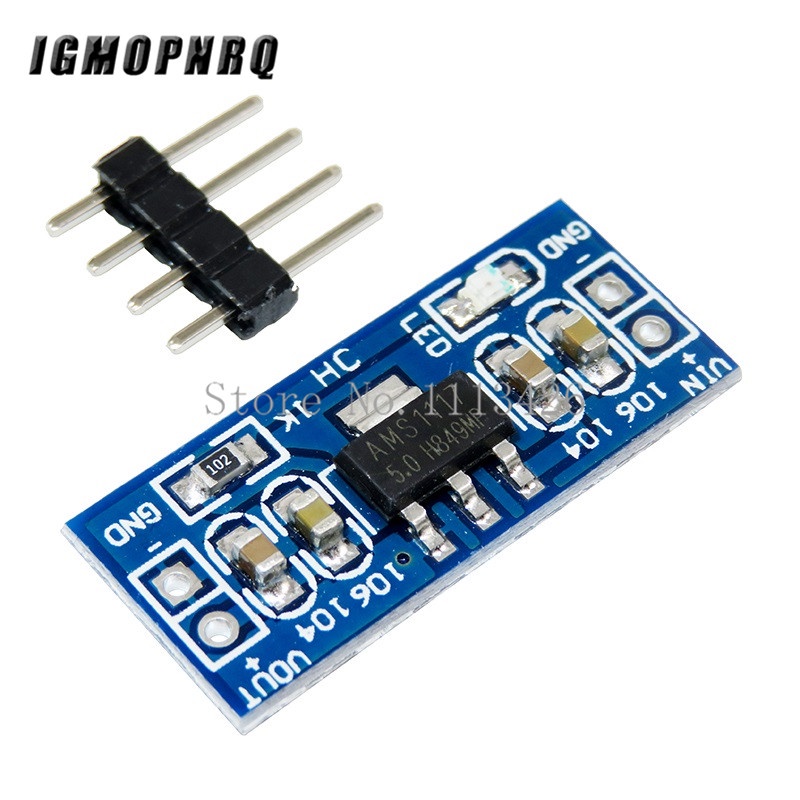 5Pcs AMS1117 5V power supply module AMS1117-5.0 power module AMS1117-5 ...