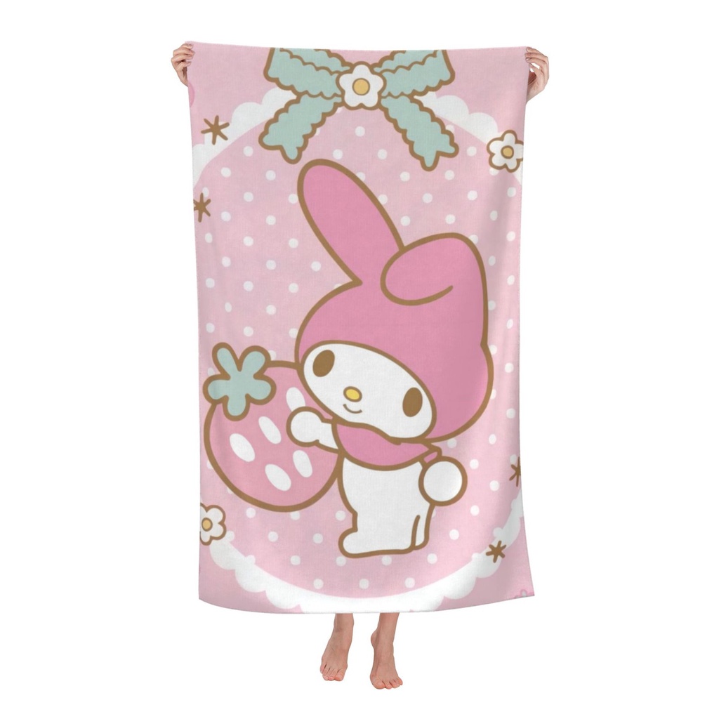 My Melody Microfiber Soft Bath Towel Fashion Unisex Quick Dry Magic ...
