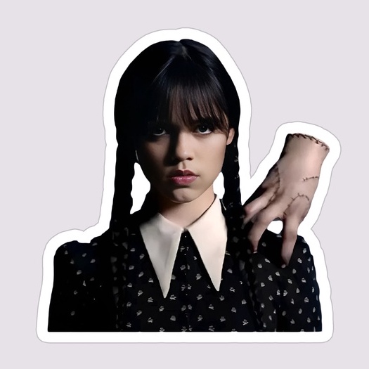 17/25pcs Wednesday Addams Waterproof Vinyl Sticker Pack | Shopee ...