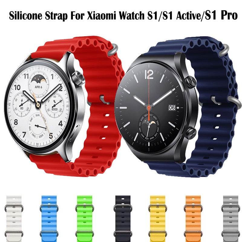Ocean Starp for Xiaomi watch s1 pro Silicone band xiaomi watch s1/s1 ...