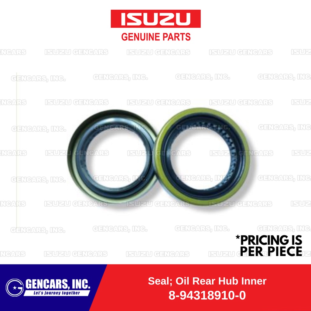 Isuzu Seal; Oil Rear Hub Inner (2pc) for Crosswind 2001-2015 ...