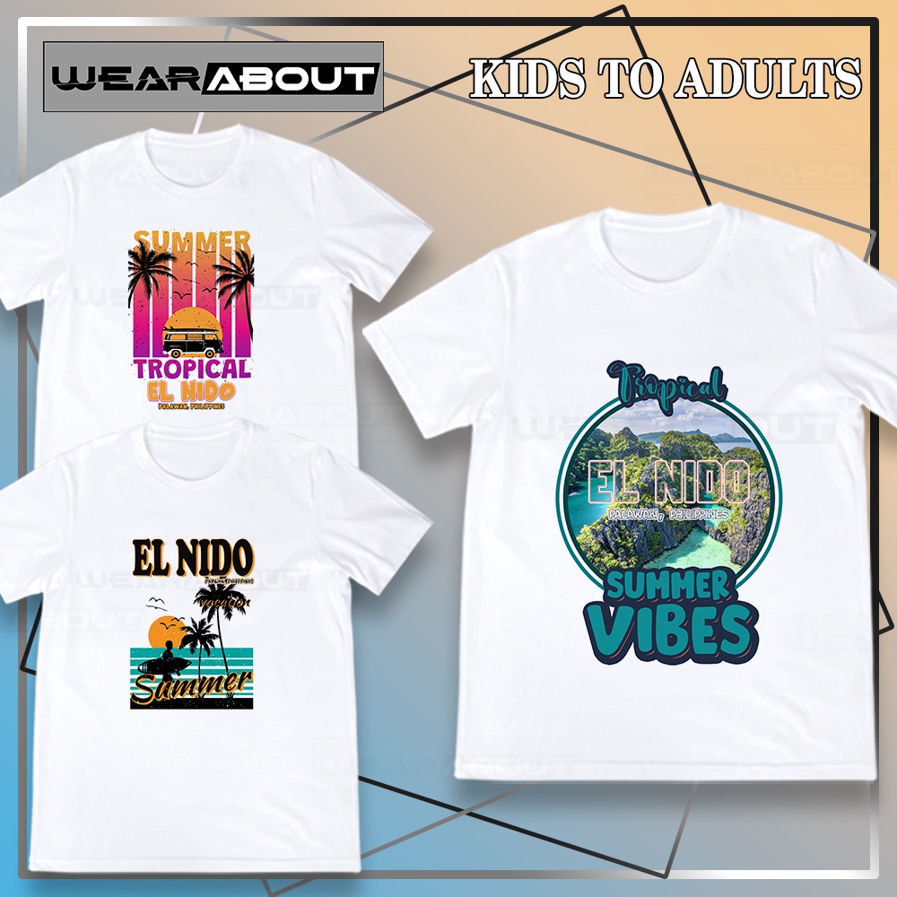 EL NIDO Shirt for kids and adults I EL NIDO tshirt for kids and adults ...