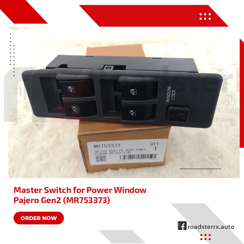 Master Switch for Power Window Mitsubishi Pajero Gen2 V44W (MR753373 ...