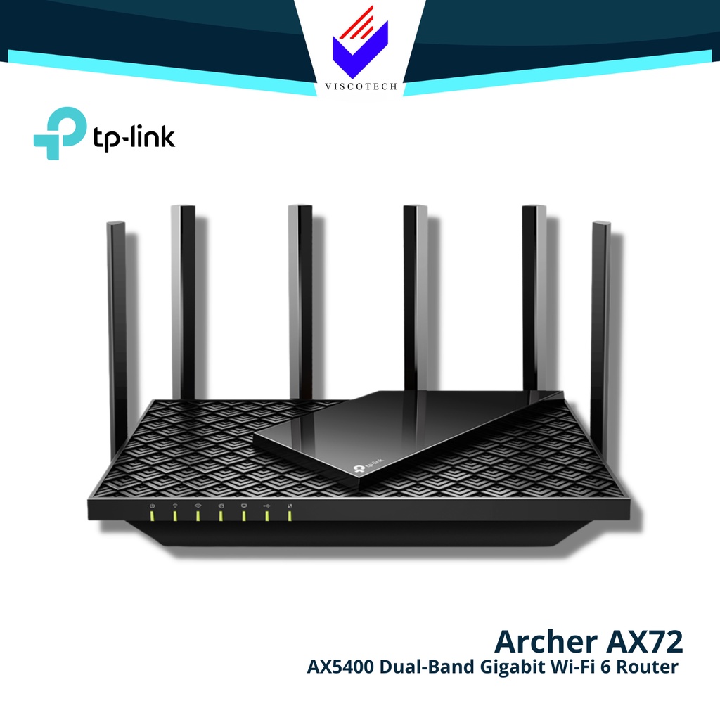TP-Link ARCHER AX72 AX5400 Dual Band Gigabit Wi-Fi 6 Router | Shopee ...