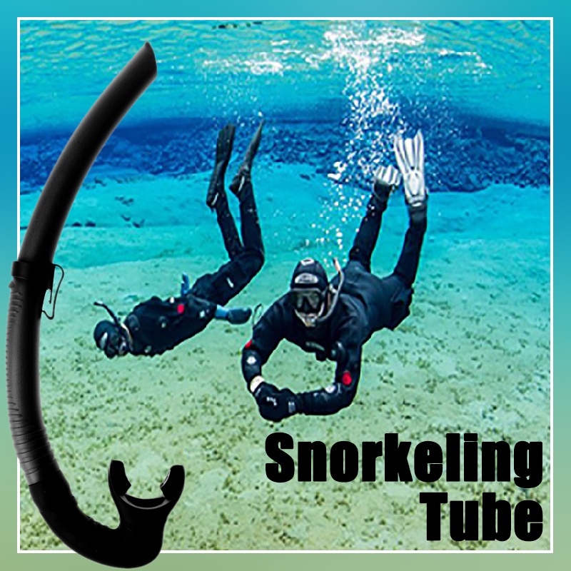 Swimming Breather Scuba Diving Snorkeling Rubber PVC Tube Swimming ...