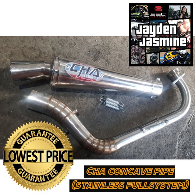 Cha concave pipe (stainless fullsystem) | Shopee Philippines