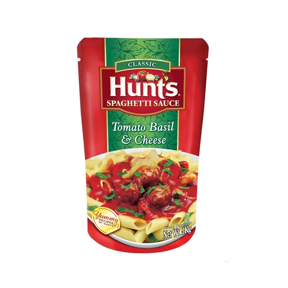Hunts Spaghetti Sauce Tomato Basil & Cheese 1Kg | Shopee Philippines