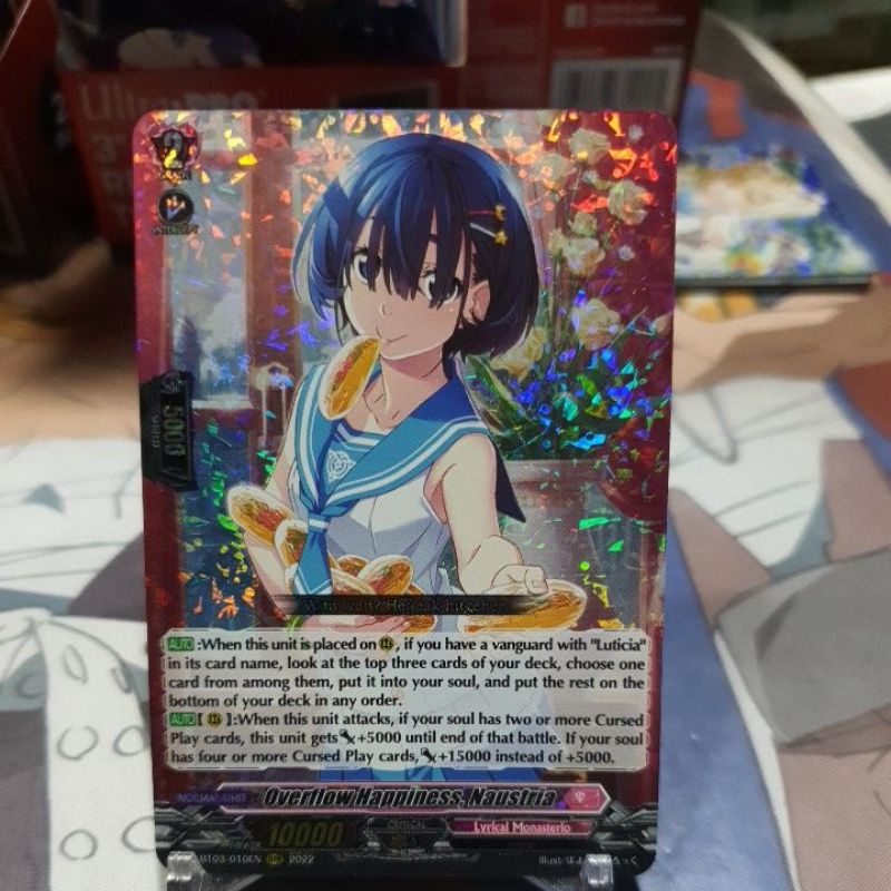 OVERFLOW HAPPINESS, NAUSTRIA DLBT03 CARDFIGHT VANGUARD ENGLISH | Shopee ...