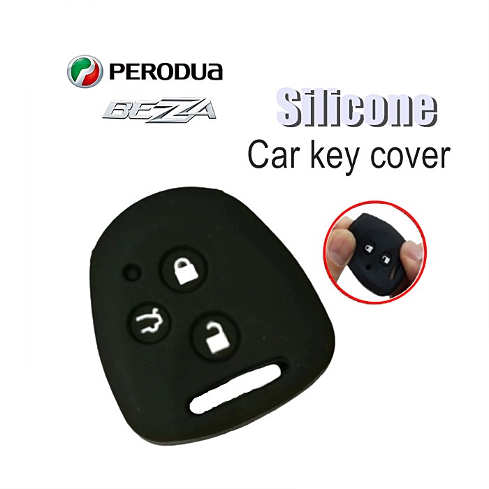 Perodua Bezza / Axia Key Start Remote Silicone Car Key Cover | Shopee ...