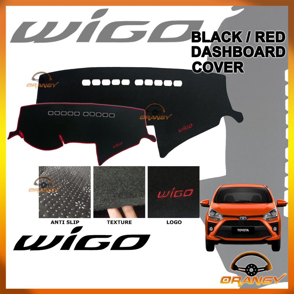Dashboard Cover for Toyota Wigo 2014 to 2022 Dash board Cover Dash Mat ...
