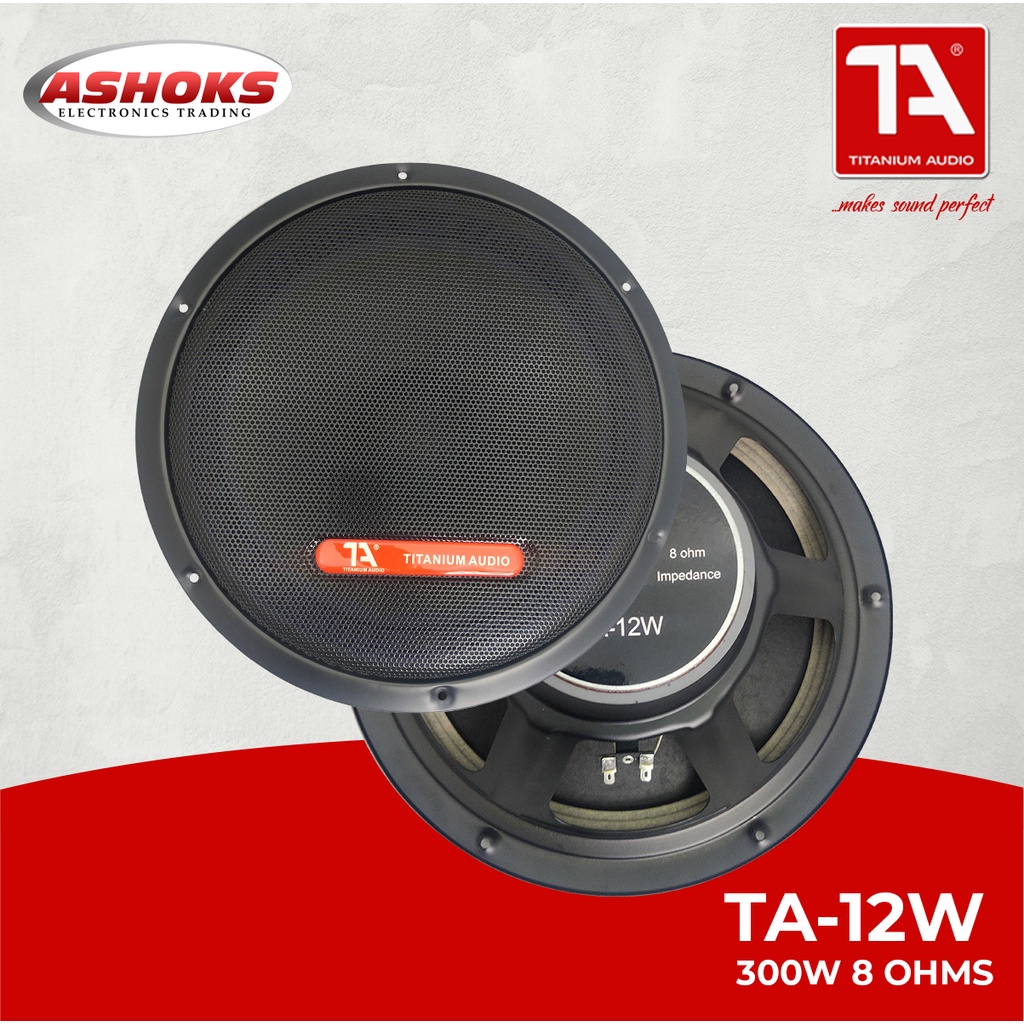 Titanium Audio TA 12W / 12 inch Woofer / 300W / Woofer Speaker / Gt 12W ...