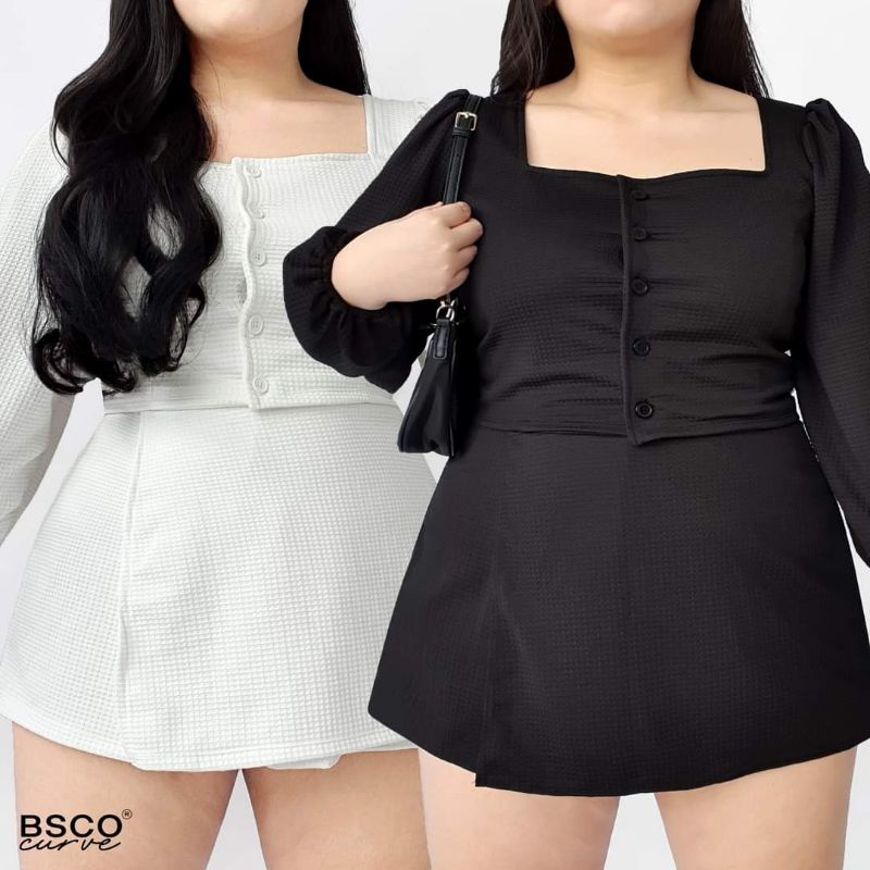 ONHAND PLUS SIZE BSCO CURVE XL-6XL TONY COORDS! KOREAN STYLE KOREAN ...