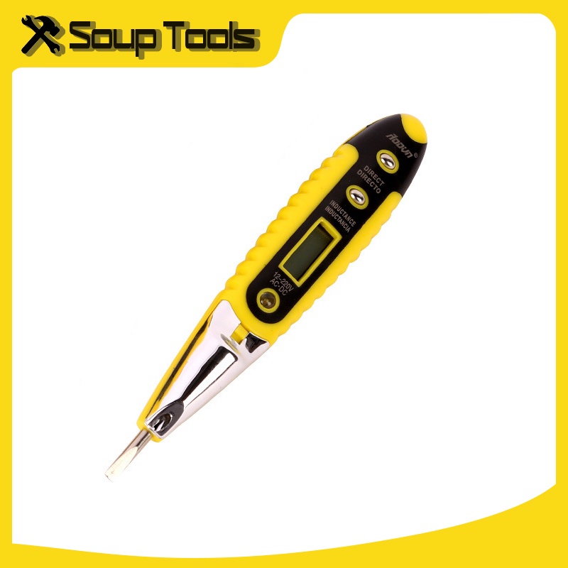 Digital display test pencil LED induction light screwdriver 12-250V ...