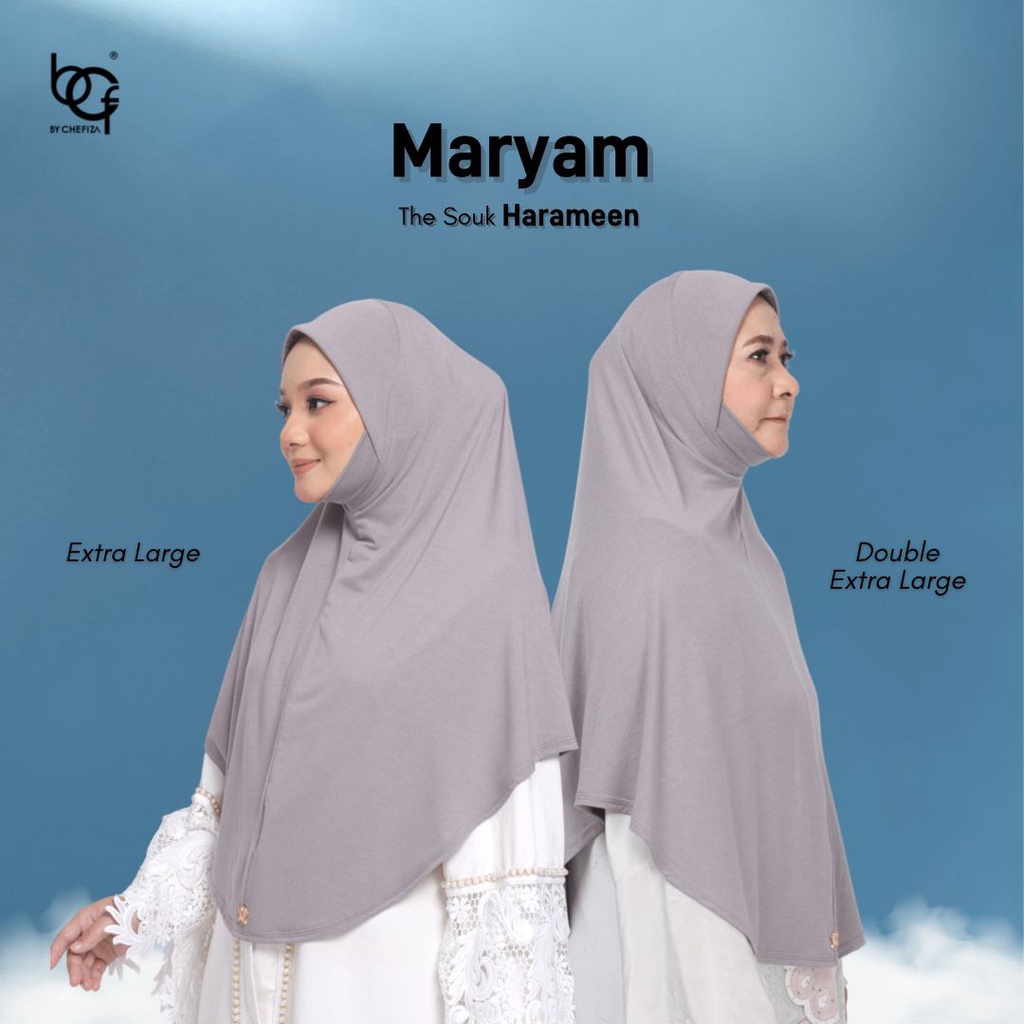 Bychefiza Hijab Sarung Hijab Souk Harameen Chin Hijab Umrah Plain ...