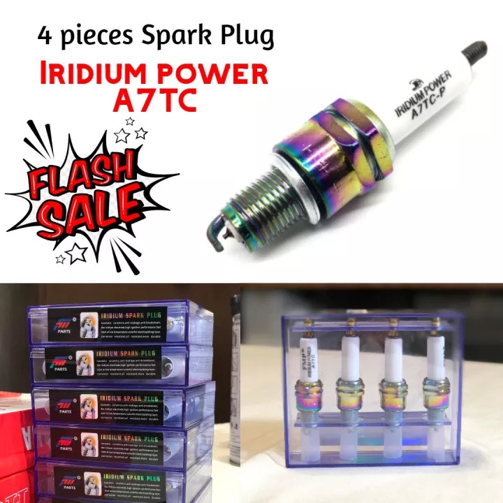 Yamaha Mio Sporty 4 Pieces Spark Plug Iridium A7TC Power | COD | Shopee ...