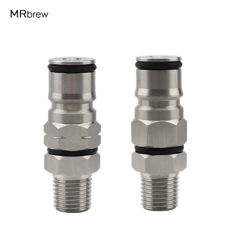 19/32-18"UNF Ball Lock Post Gas/Liquid 1/4 Inch Thread Bulkhead ...