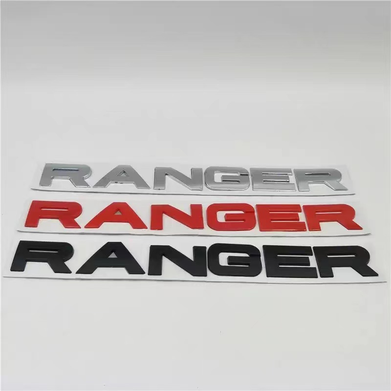 For Ford Ranger Emblem Logo Tailgate Letters Nameplate | Shopee Philippines