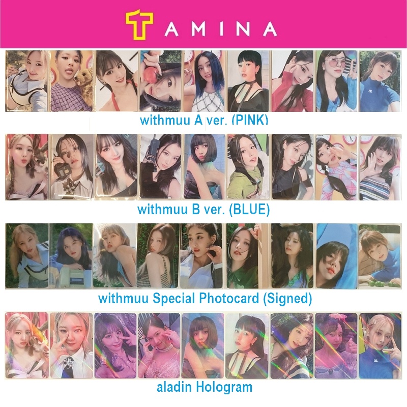 TWICE 11th Mini Album [Between 1&2] Withmuu Lucky Draw & Aladin ...