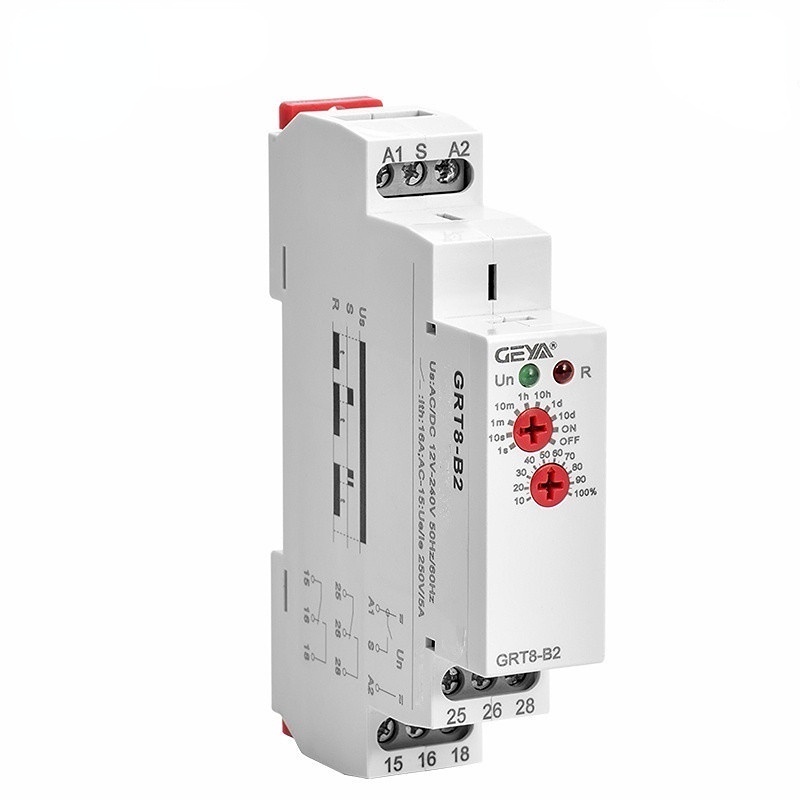 GRT8-B Din Rail Off Delay Timer Relay 12V Time Delay Relays with CE CB ...