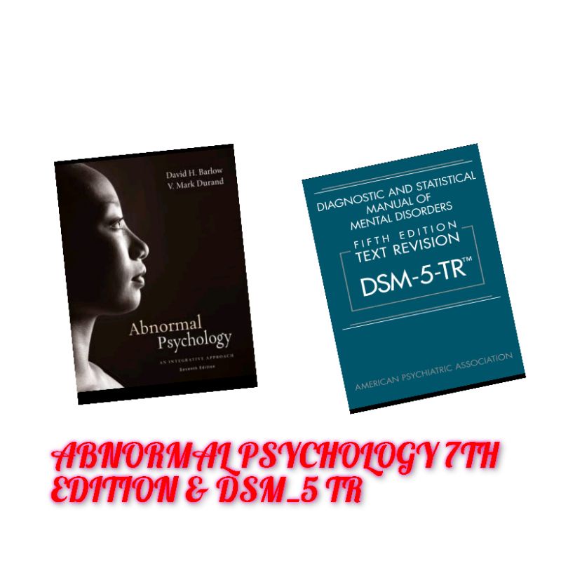 ABNORMAL PSYCHOLOGY 7TH EDITION & DSM-5 TR | Shopee Philippines