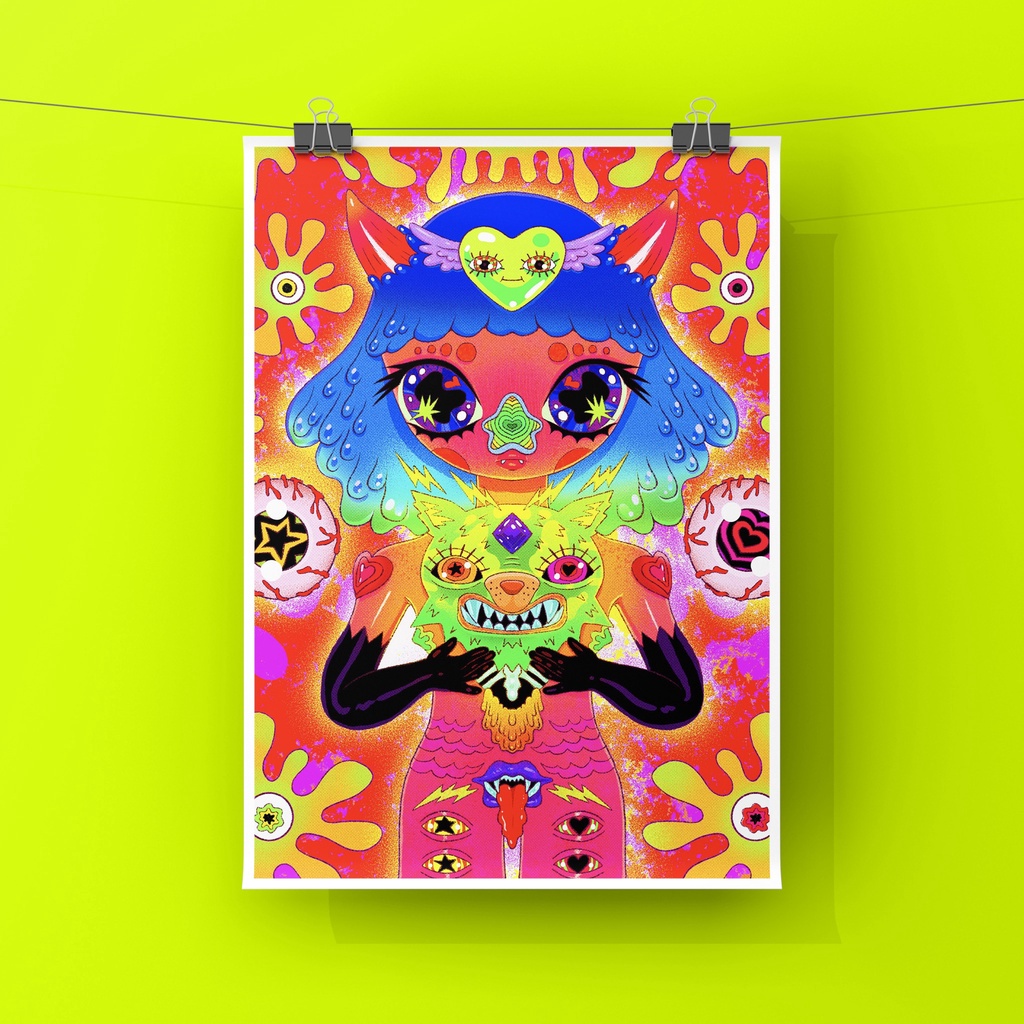 Off With Your Head | Art print/Sticker by Jemima Grace | Shopee Philippines
