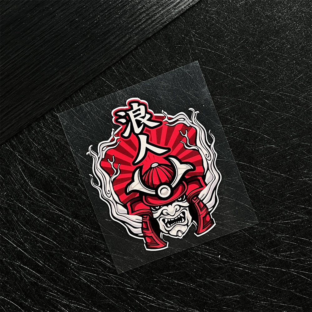 [Ready Stock] JDM Car Sticker Samurai Soul Motorcycle Motor Bike ...