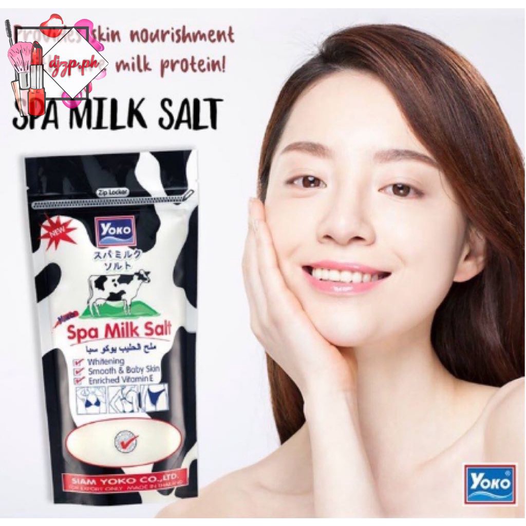 YOKO Body scrub Spa Milk Salt Bath With Vitamin E & B3 lightening and ...